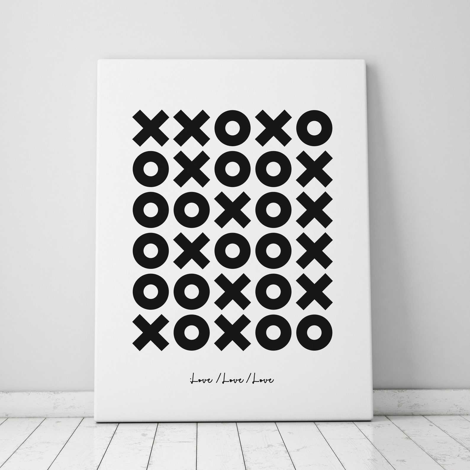 Love Love Love XOXOXOX Hugs and Kisses Sans Serif Modern Cute Fun Funny ...