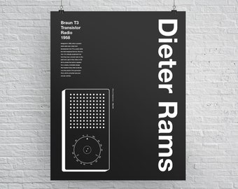 Dieter Rams Poster | Etsy
