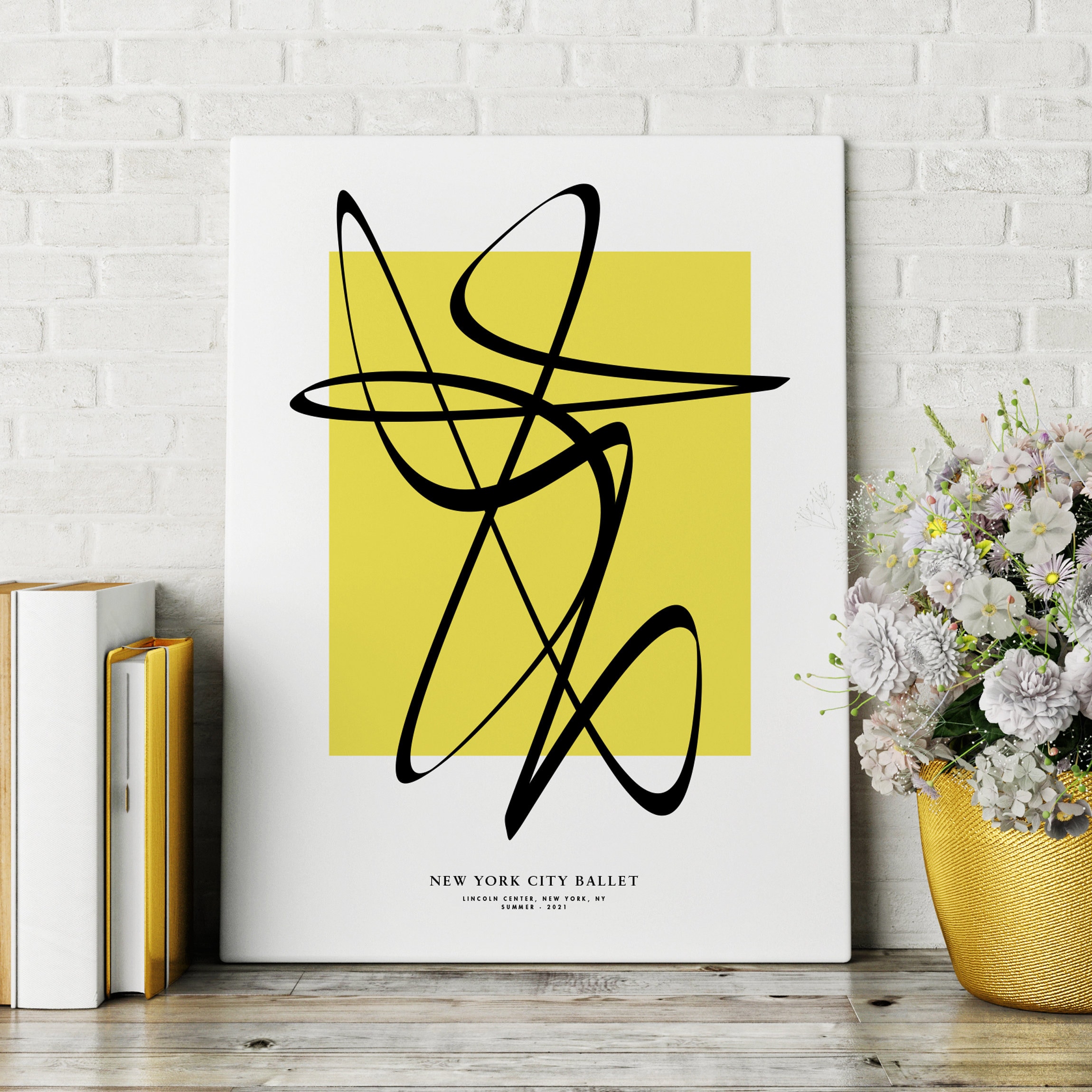 New York City Ballet NYC Concert Poster Dancing Modern Dance | Etsy