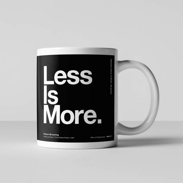 Less is More - Etsy