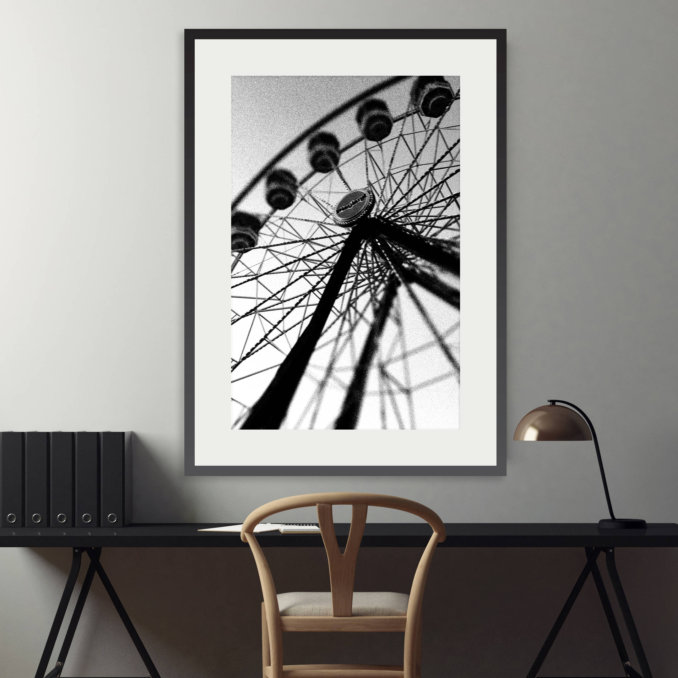 Abstract Ferris Wheel