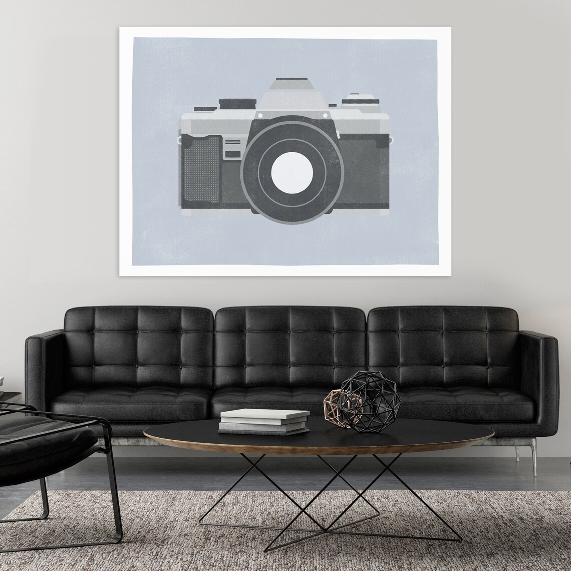 Vintage Photography Camera Art Print Watercolor Illustration - Etsy