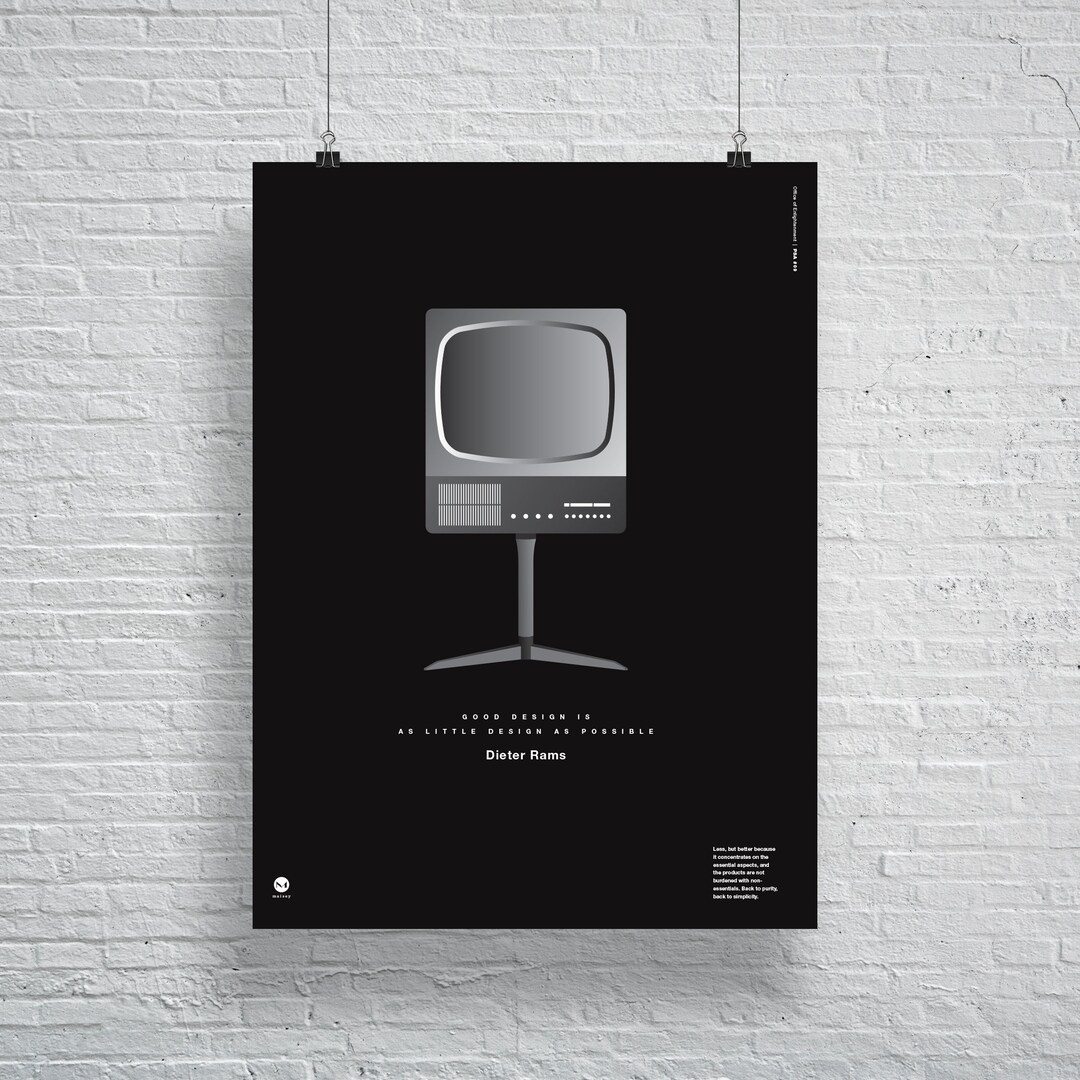 Dieter Rams, as Little Design as Possible, Less but Better, Design ...