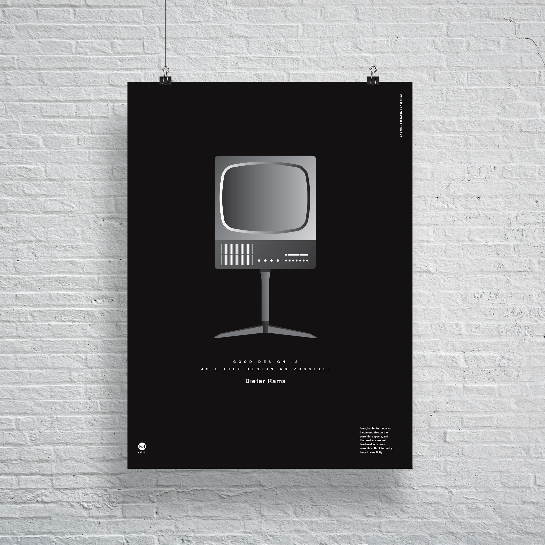 Dieter Rams, as Little Design as Possible, Less but Better, Design ...