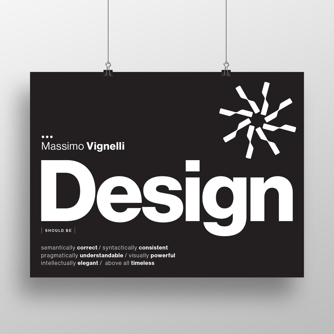 Massimo Vignelli Design Should Be Visually Powerful, Elegant, Timeless ...