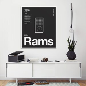 Dieter Rams Apple Ipod Helvetica Typographic Poster, Quote, Black and ...