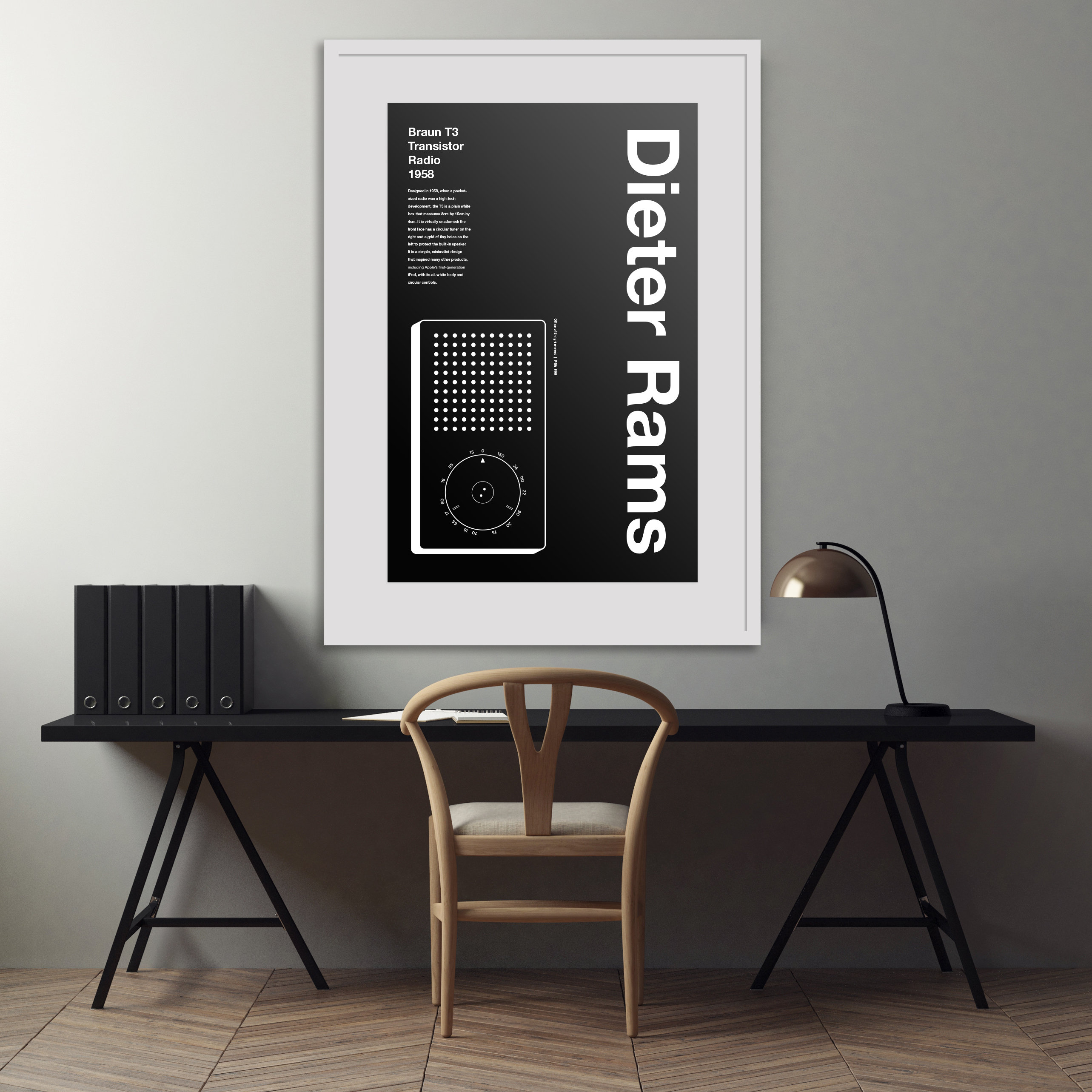 Dieter Rams Apple Ipod Helvetica Typographic Poster Quote | Etsy India