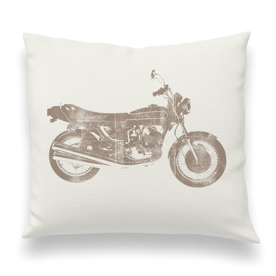 Vintage Distressed Motorcycle Pillow Cover Throw Pillow - Etsy India