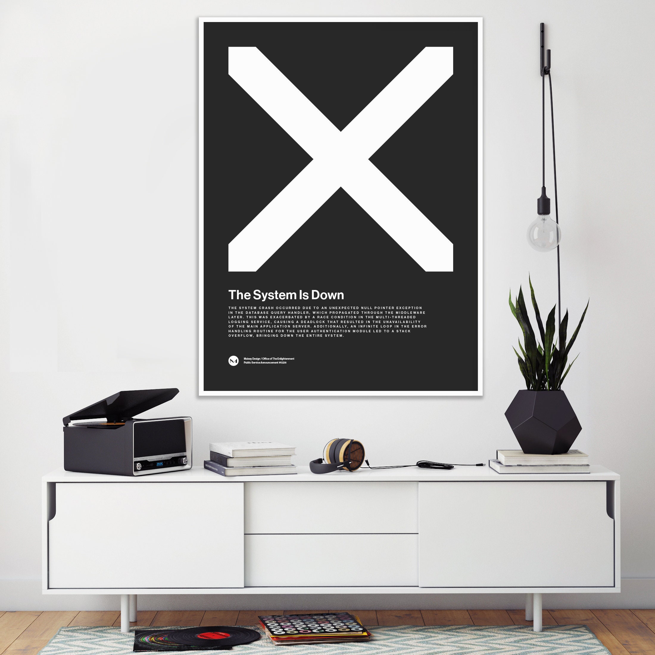 The System is Down Coding Typographic Artificial Intelligence UX/UI ...