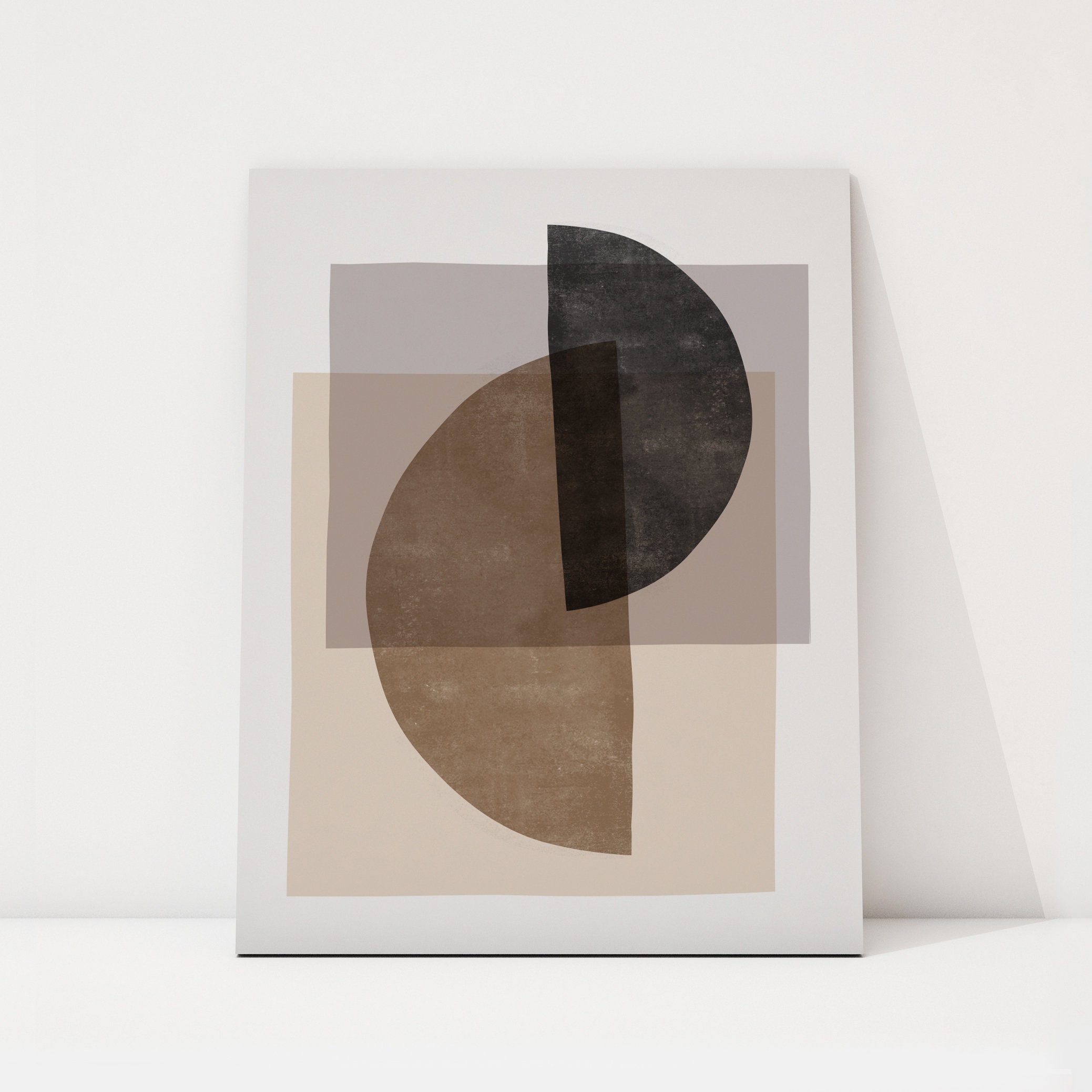 Geometric Abstract Art Modern Vintage Shapes Bauhaus | Etsy