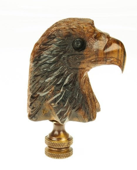 Desert Ironwood Eagle Head Finial carving — Woodnotch
