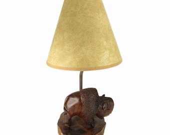 Buffalo Bison Lamp - Etsy