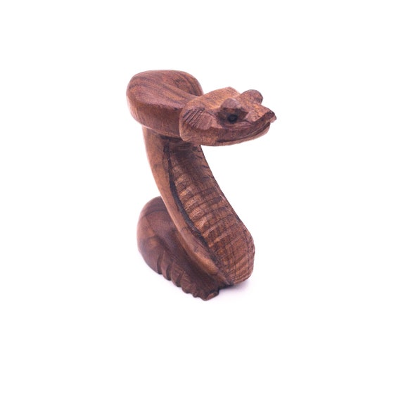 Desert Ironwood Coiled Rattlesnake Carving | Etsy