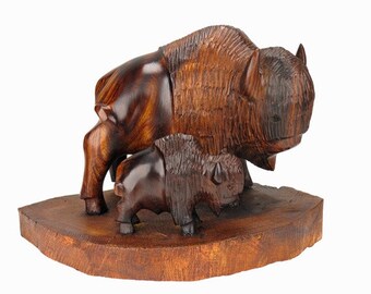 Buffalo Carving | Etsy