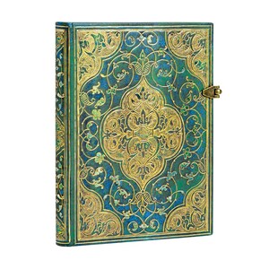Lined Paperblanks Midi Turquoise Chronicles 5 X 7 - Etsy