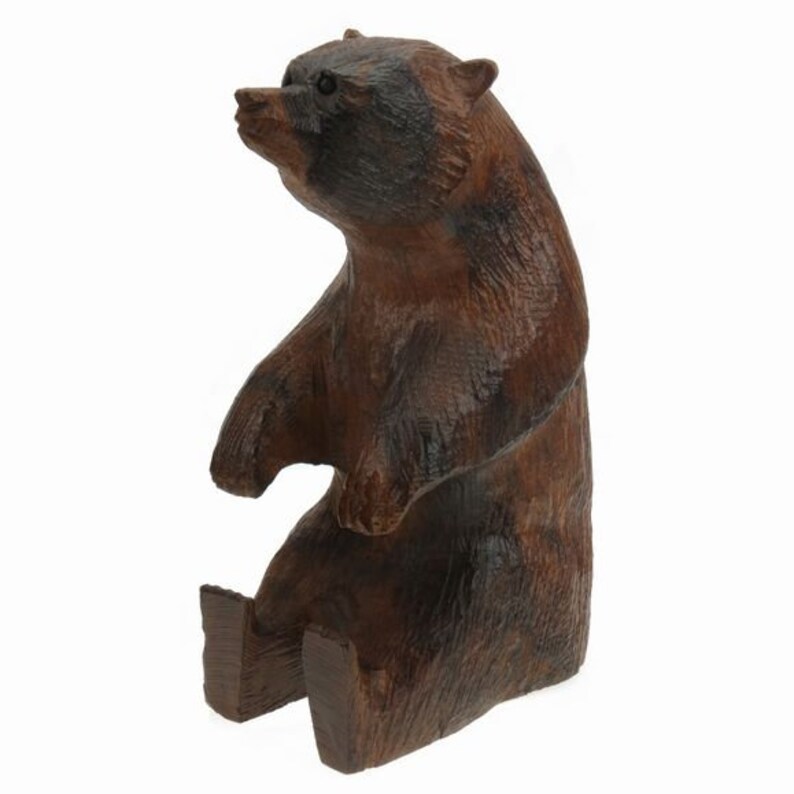 Desert Ironwood Bear Sitting Rough Carving - Etsy