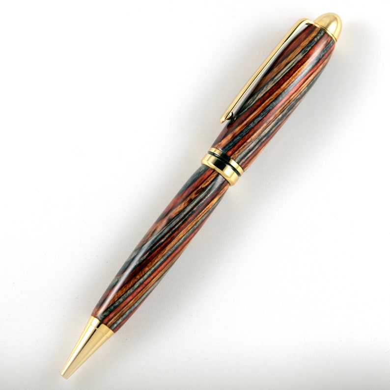 Royal Jacaranda Designer 24kt Gold NT Twist Pen | Etsy