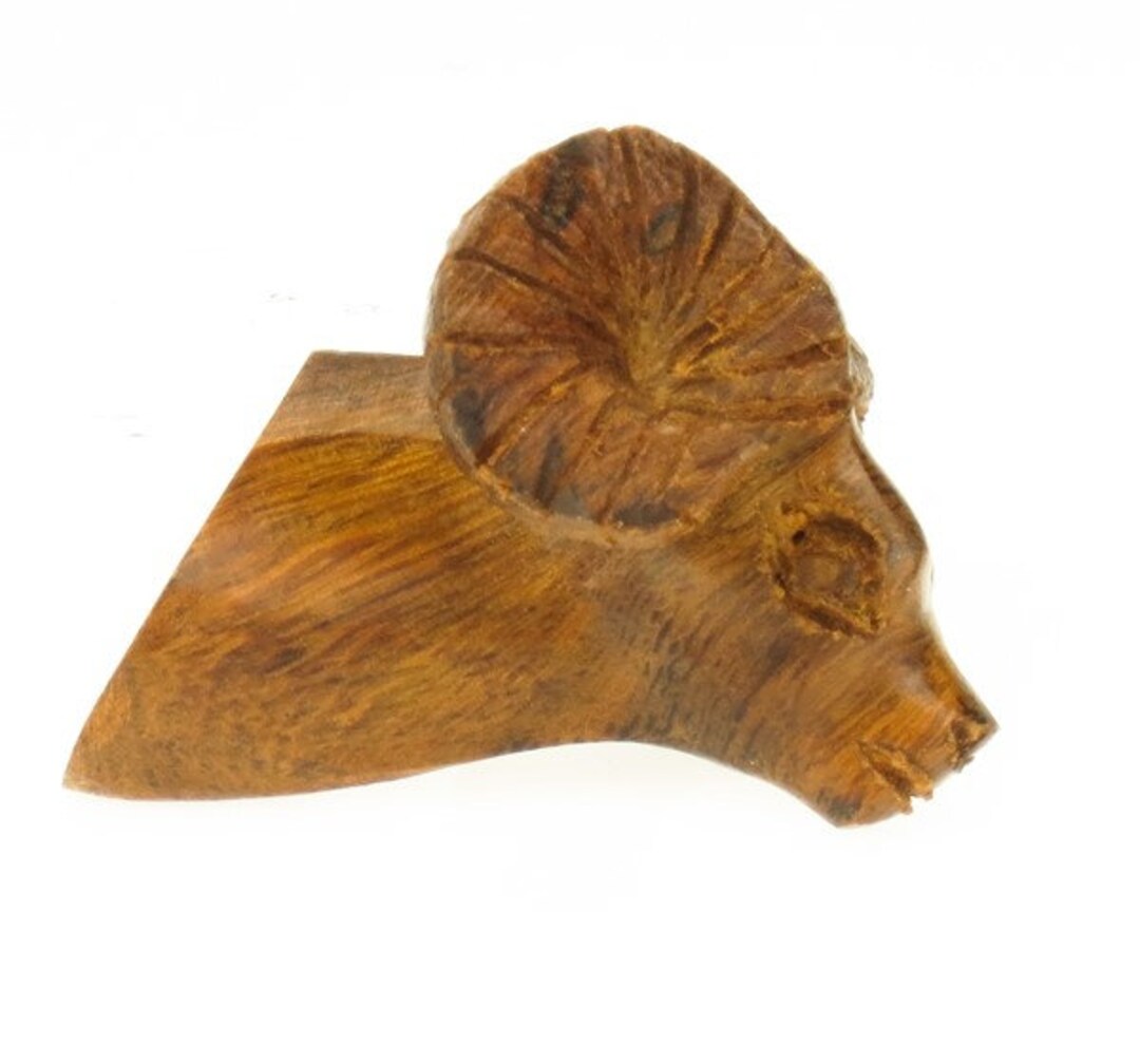 Desert Ironwood Big Horn Sheep Head 3-D 2" Magnet Carving - Etsy