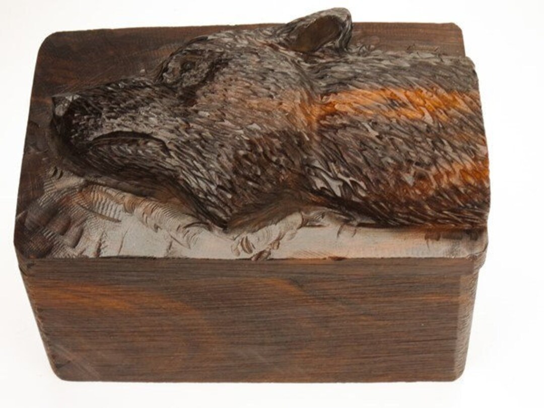 Desert Ironwood Rustic Bear Box Carving - 6" X 4" - Etsy