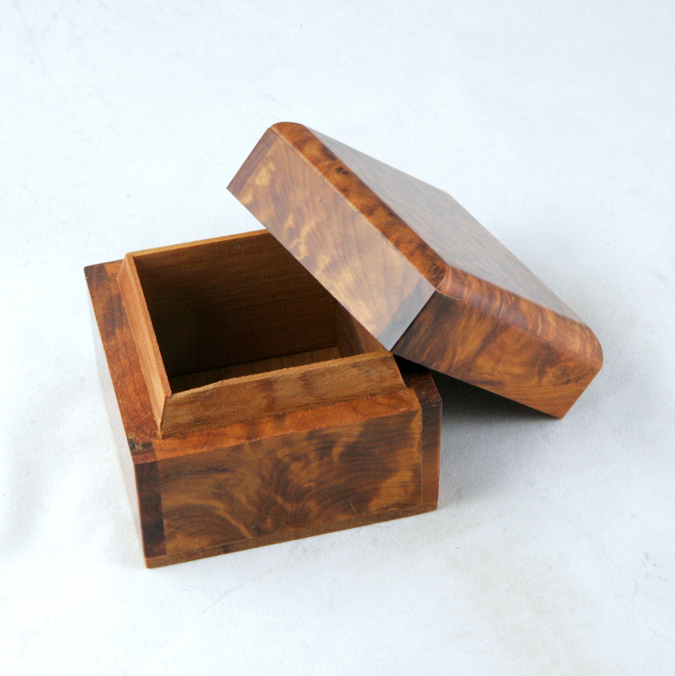 Thuya Burl Medium Square Box - Etsy