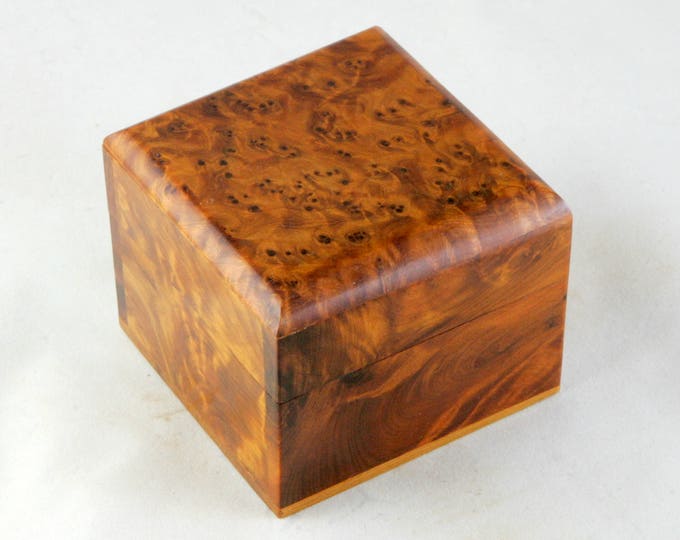 Thuya Burl Medium Square Box - Etsy
