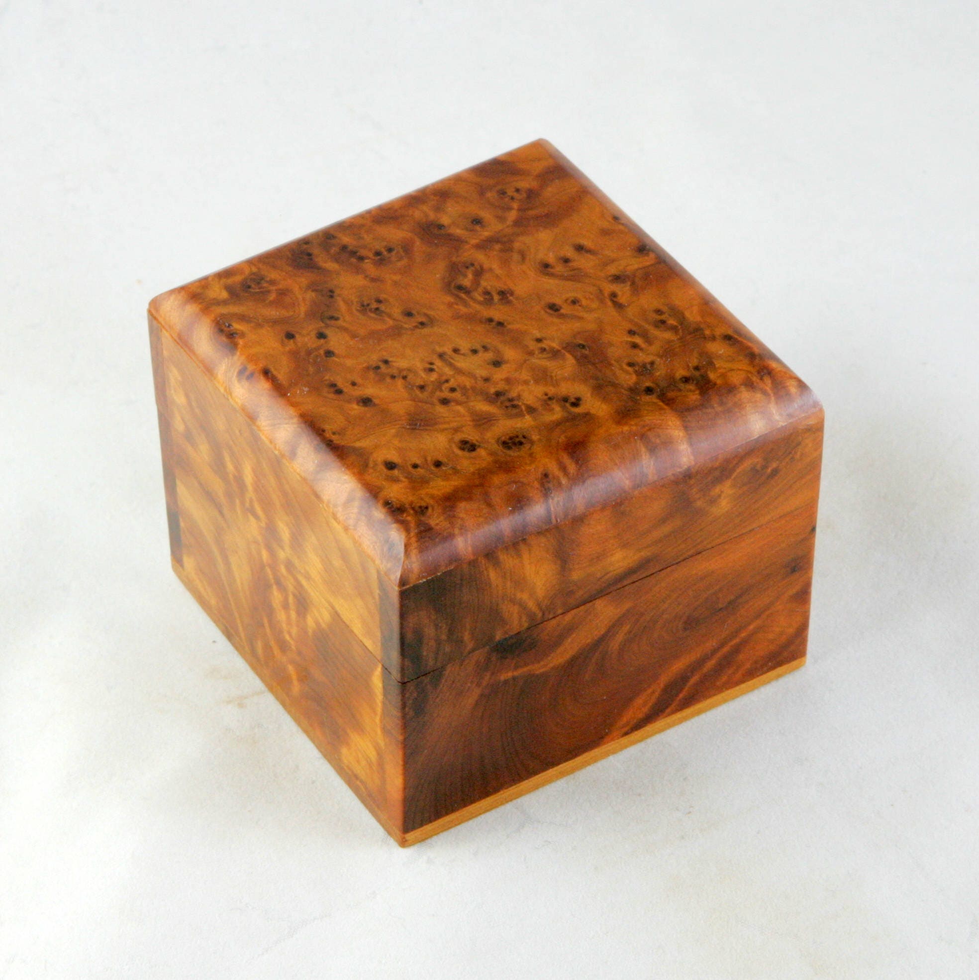 Thuya Burl Medium Square Box - Etsy