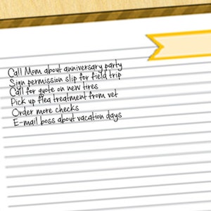 Printable List "candy Stripes" Style - Brights Multi-pack (letter Size ...