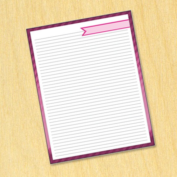 Printable List candy Stripes Style Pink letter - Etsy