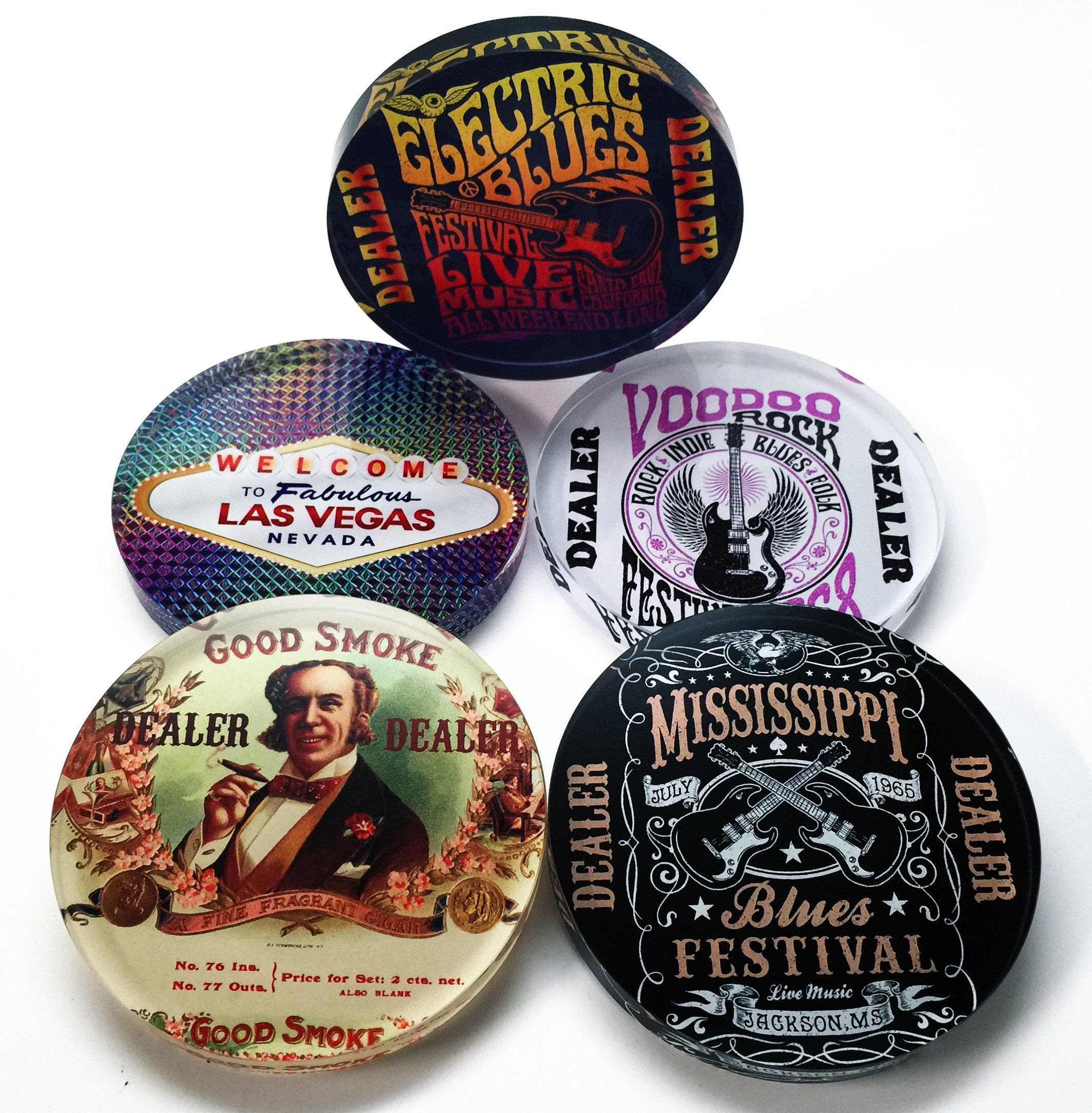 Custom Color Glass Coasters Set of 4 Personalized With Your | Etsy