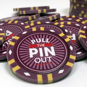 Personalized Heavy Clay Infinity Poker Chips - 500 Quantity - Etsy