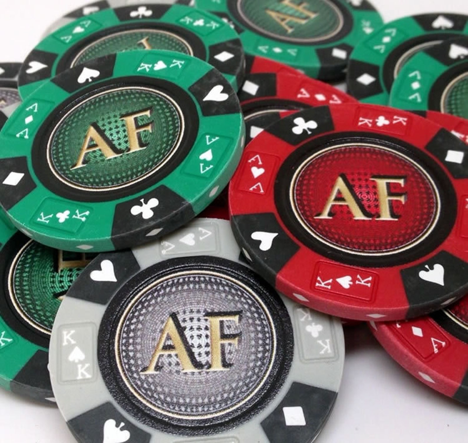 Personalized Heavy Clay Poker Chips 1000 Quantity | Etsy