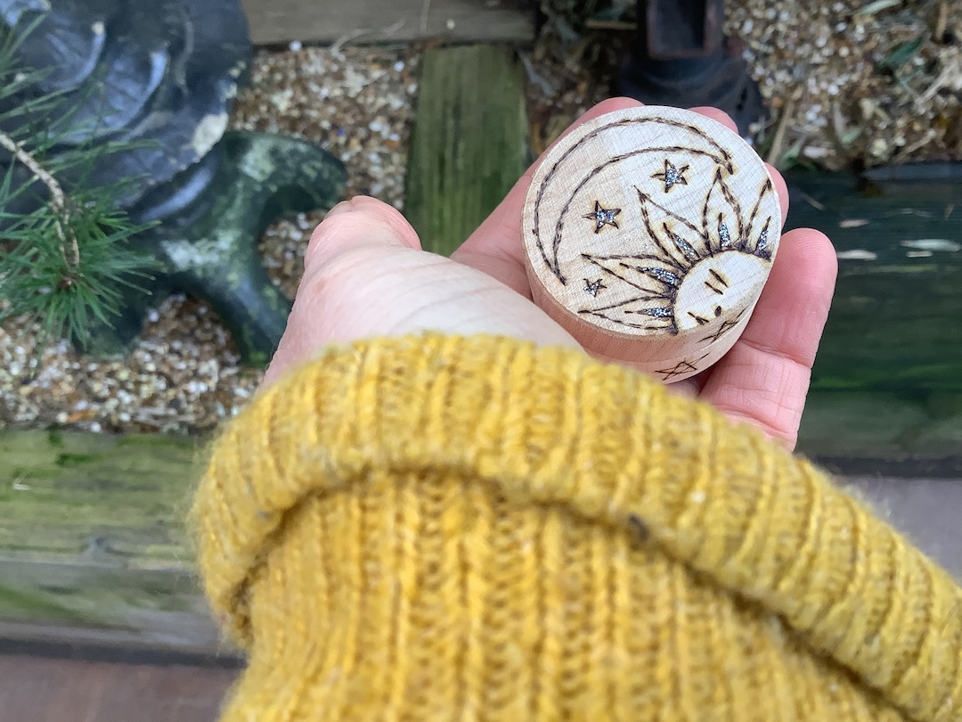 Moon and Stars Trinket Box, Celestial Gift, Solar System, Unique Ring ...