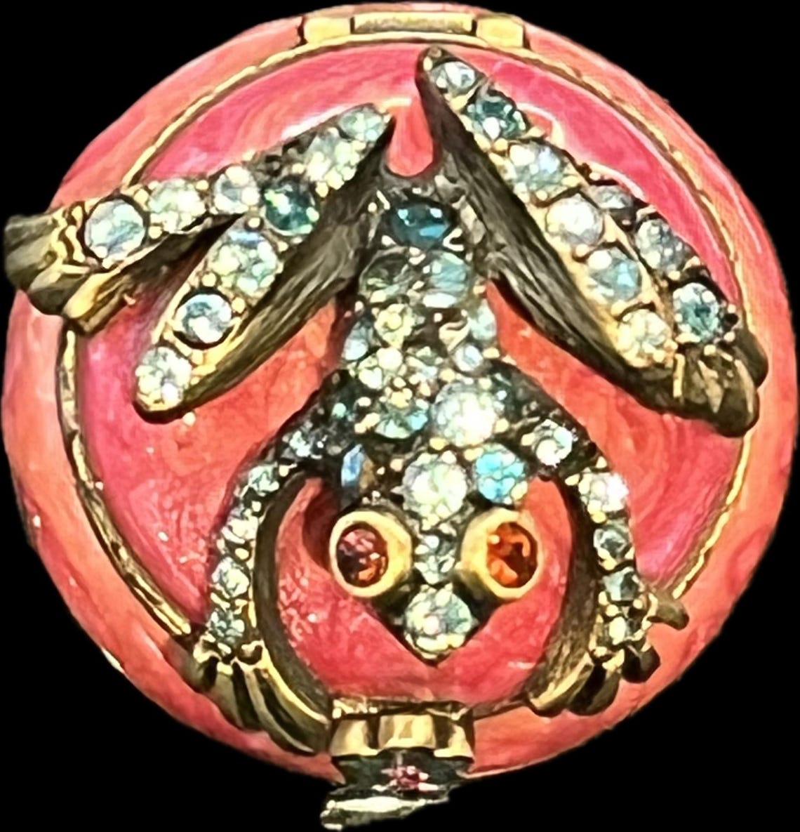 Jay Strongwater Frog Pill Box - Etsy