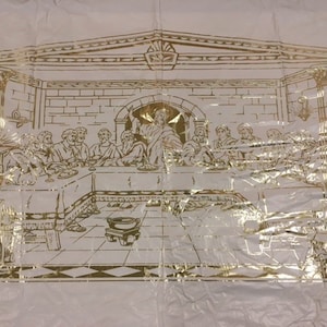 1950’s the Last Supper Table Cloth! - Etsy