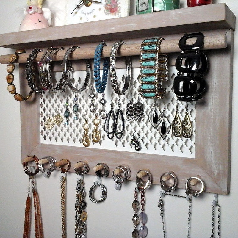 Wall Jewelry Holder - Etsy