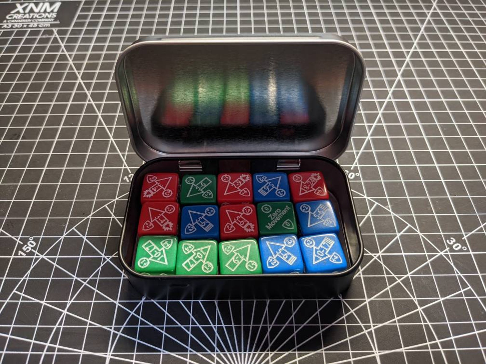 Battletech Movement Dice With Collector Tin ... Track | Etsy Canada