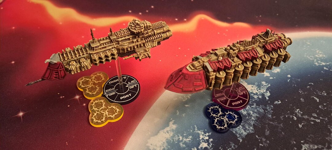 Battlefleet Gothic Blast Markers. *ships From Canada - Etsy