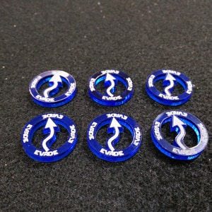 Star Wars X-wing Compatible Evade Tokens - Etsy