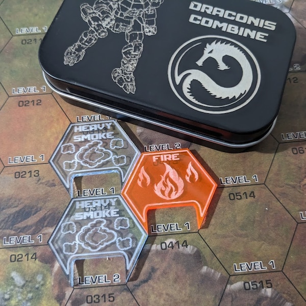 Acrylic Battletech Tokens - Etsy