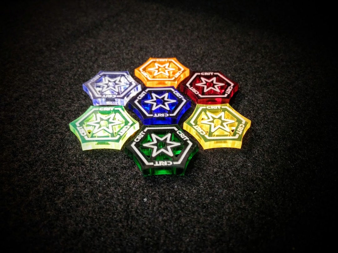 Star Wars X-wing Compatible Critical Hit Tokens - Etsy