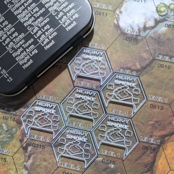 Acrylic Battletech Tokens - Etsy