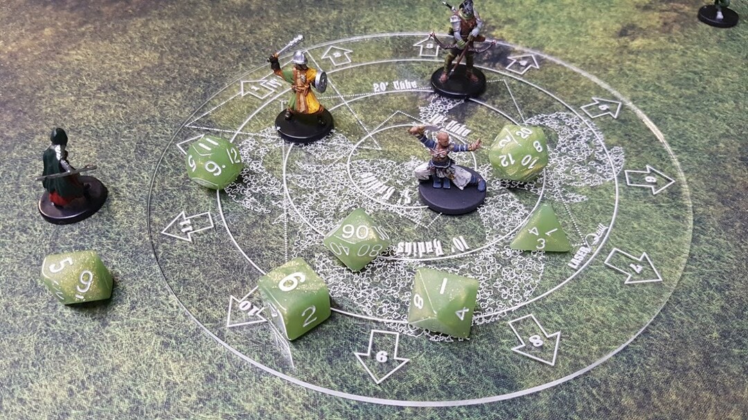 Role Playing Game Spell and Area Effect Template. *ships From Canada ...