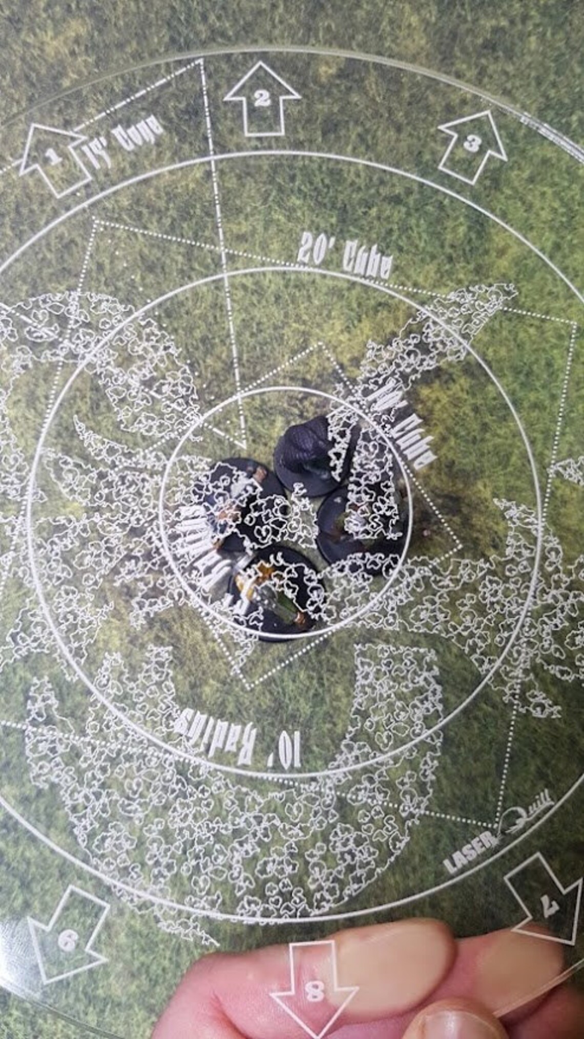 Role Playing Game Spell and Area Effect Template. *ships From Canada ...