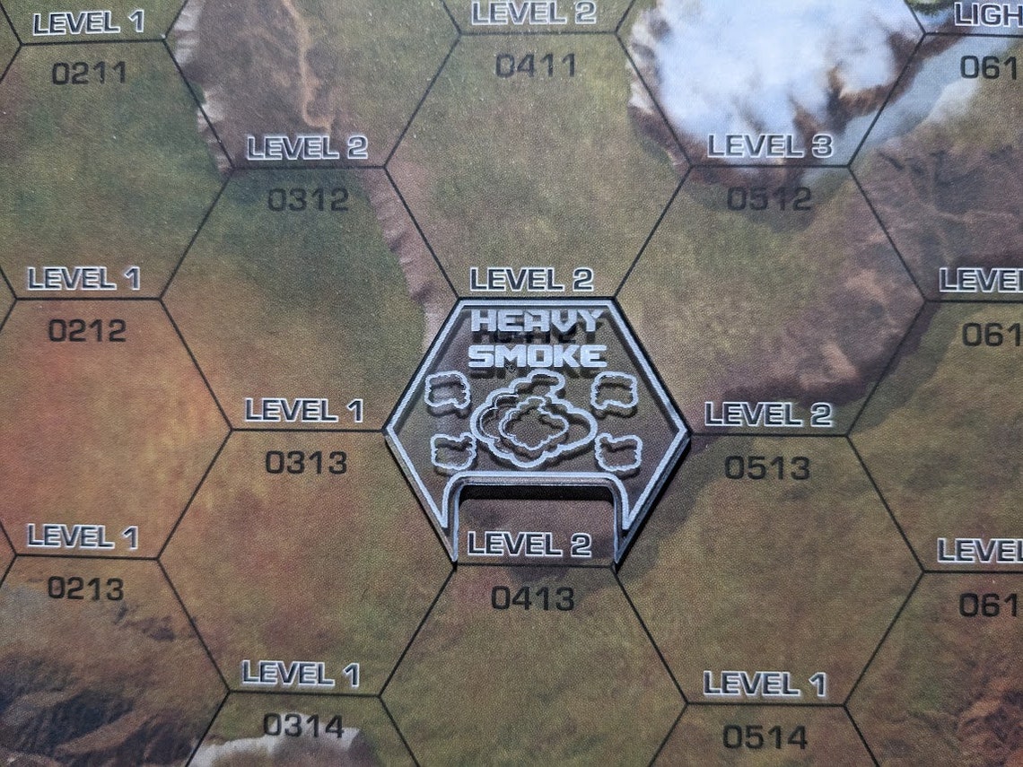 Battlemecha Heavy Smoke Tokens ... Track Smoke Easily With Tokens ...