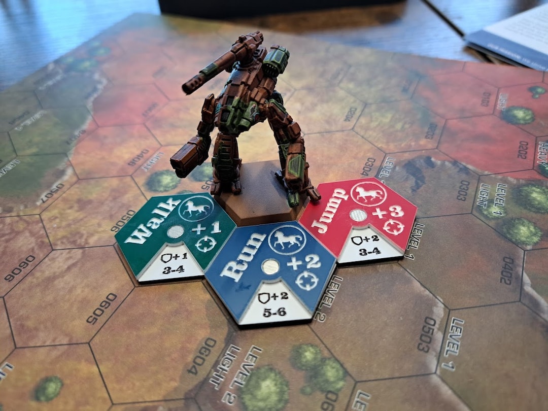 Battlemecha Movement Tokens ... Track Modifiers/penalties Easily With ...