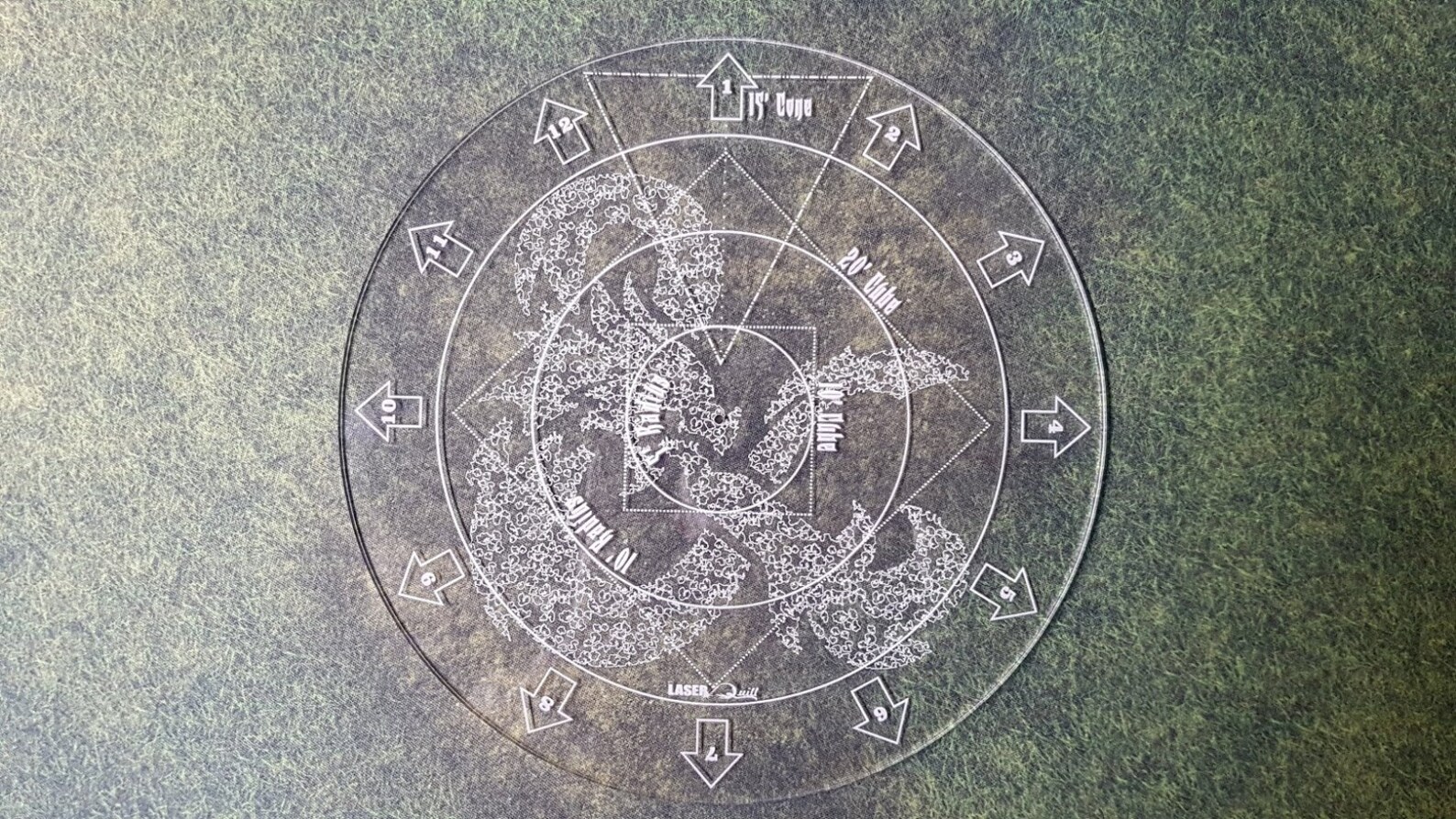 Role Playing Game Spell and Area Effect Template. *ships From Canada ...