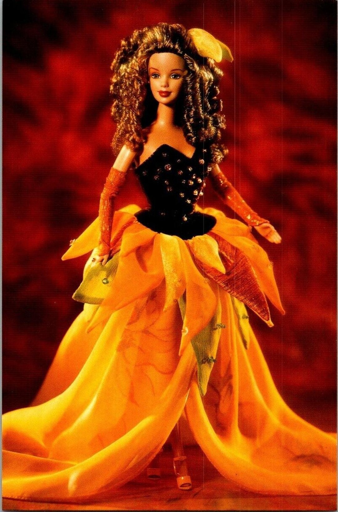 1998 Barbie Sunflower Doll American Postcard Co 5074 Mattel NOS - Etsy