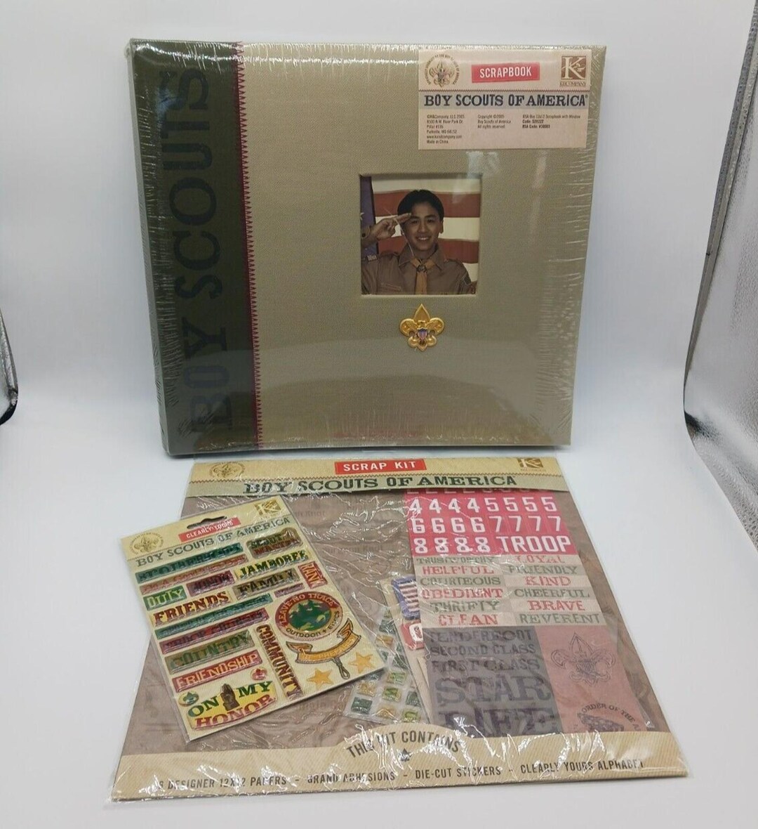 Boy Scouts of America 12 X 12 Photo Scrapbook Album W/ Paper ...
