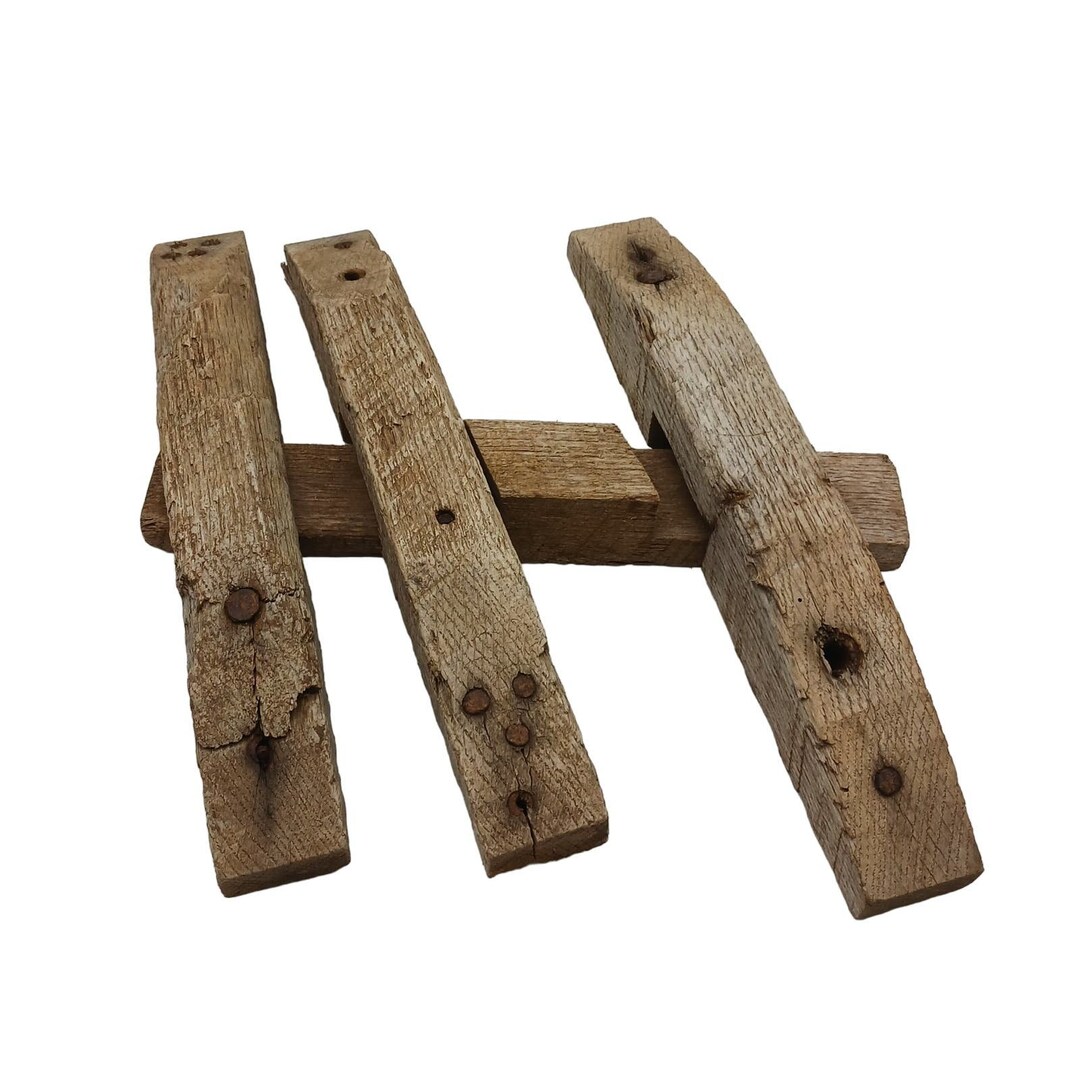 Antique Reclaimed Oak Handmade Barn Door Wooden Hardware Latch Closure ...