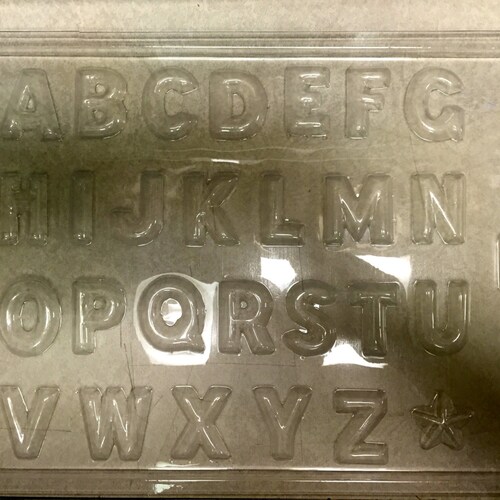 Mini Alphabet Mold Silicone Chocolate Mold Mini Letters - Etsy